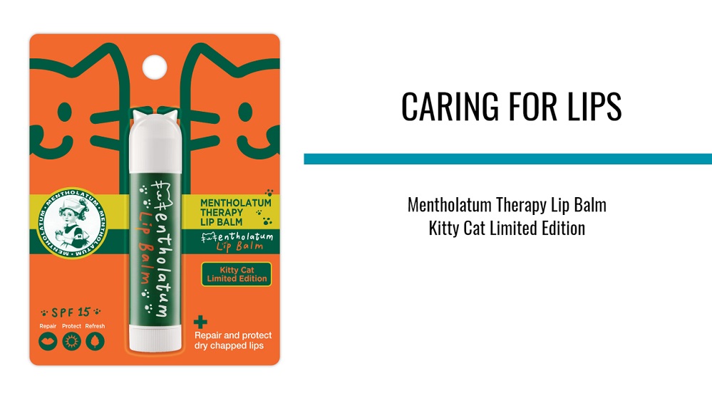 Mentholatum's Therapy Lip Balm Limited Edition Kitty Cat - Let's Roll ...